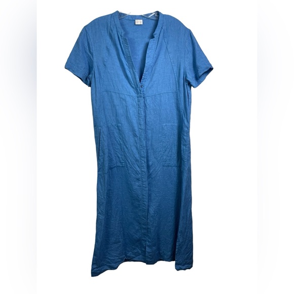 Poetry | Dresses | Poetry Button Down Maxi Dress 0 Linen | Poshmark